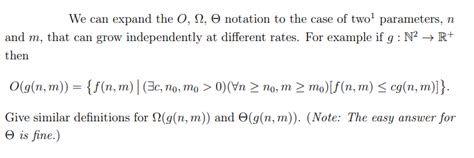 Solved We Can Expand The OΩΘ Notation To The Case Of Two 1