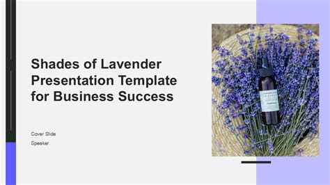 Shades Of Lavender Presentation Template For Business Success Ppt H