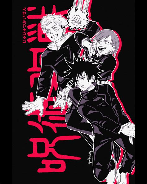 Artstation Jujutsu Kaisen Manga Poster Fan Art