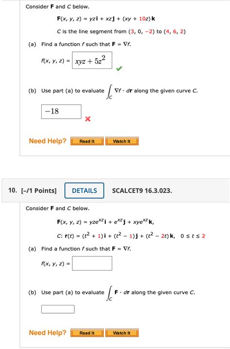Consider F And C Below F X Y Z Yzi Xzj Xy Z K C Chegg Com