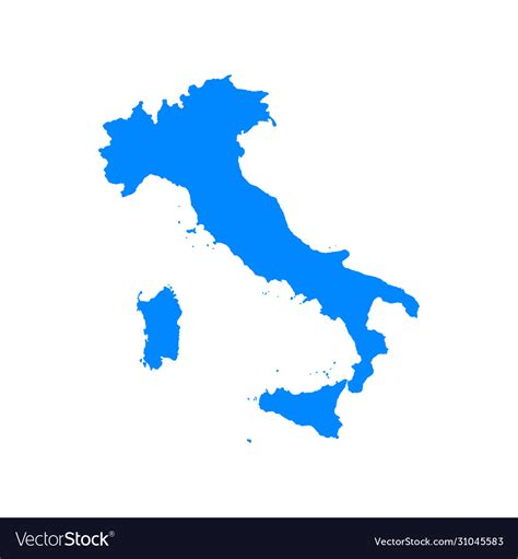 The Geography Map Of Italy