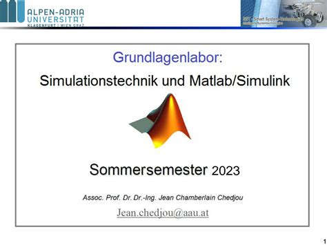 SOLUTION Simulations Technik Und Matlab Simulink Studypool