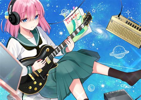 Bocchi The Rock Anime Gets Hitori Gotos Illustration By Manga Author