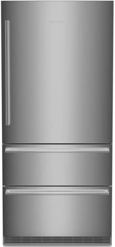 Liebherr 36 In 19 5 Cu Ft Stainless Steel Counter Depth Bottom Freezer Refrigerator