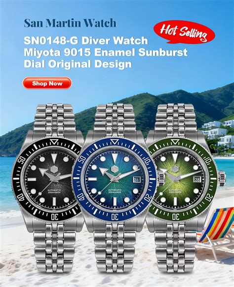 San Martin Watches Us And Eu Warehouses Fast Delivery