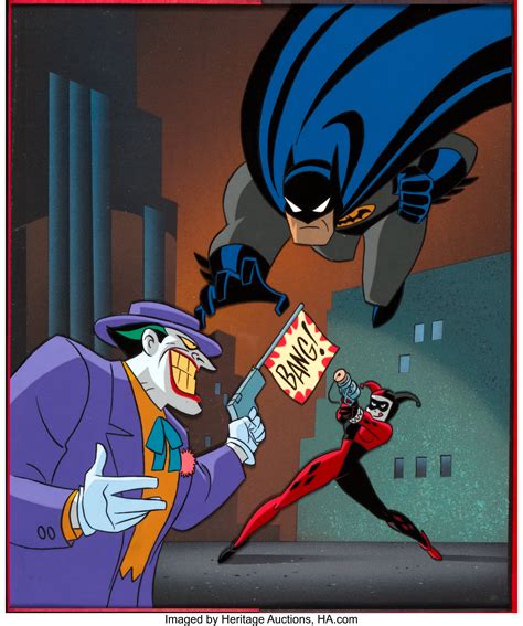 Batman The Animated Series Joker Harley Quinn And Batman Lot 91002