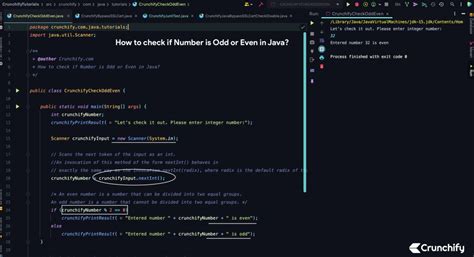 How To Check If Number Is Odd Or Even In Java • Crunchify