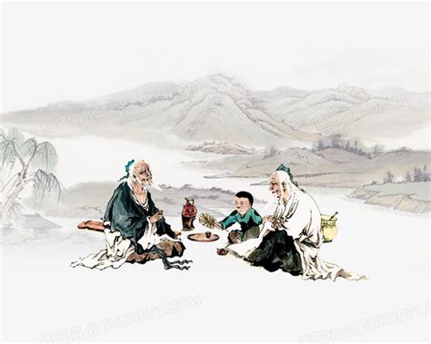 古代品茶图片意境 品茶图片意境 大山谷图库