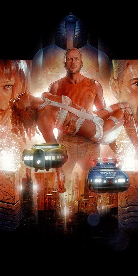 Phone Wallpaper The Fifth Element Movie Bruce Willis Chris Tucker