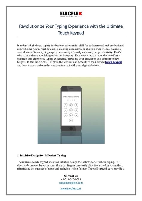 PPT Revolutionize Your Typing Experience With The Ultimate Touch