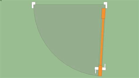 Puerta 080m Vista En Planta 3d Warehouse