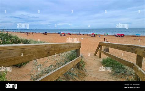 Maldonado Uruguay January 2021 Panoramic View Of Las Grutas Beach