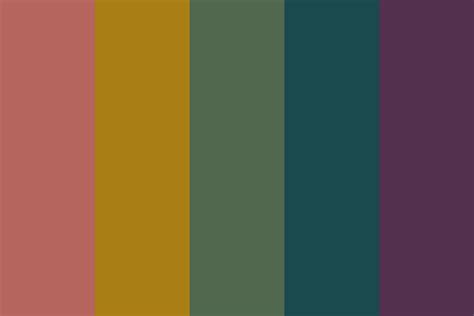 Earthy Rainbow Color Palette