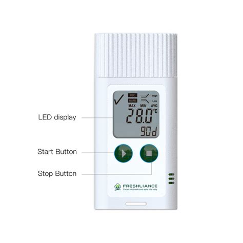 Freshliance Lcd Configurable Reusable Temperature And Humidity Data Lo Temlogger