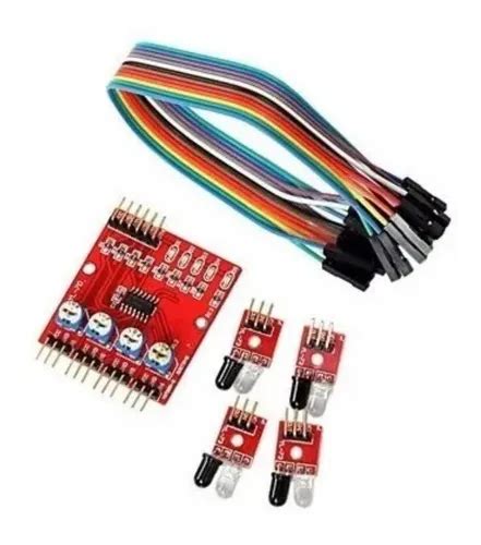 Smart Arduino Sensor De Obstaculos Infrarrojo De 4 Canales 3139 En Villa Martelli Buenos