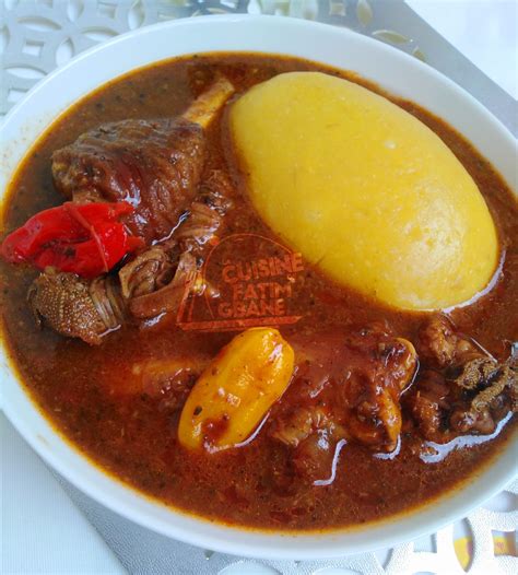 Du Foutou Banane à La Sauce Djoumgblé Cuisine De Chez Nous