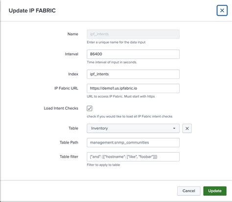 Splunk Ta Overview Ip Fabric Documentation Portal