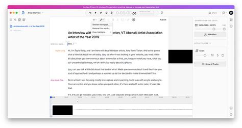 how to edit video in a text editor with descript from auto transcripts