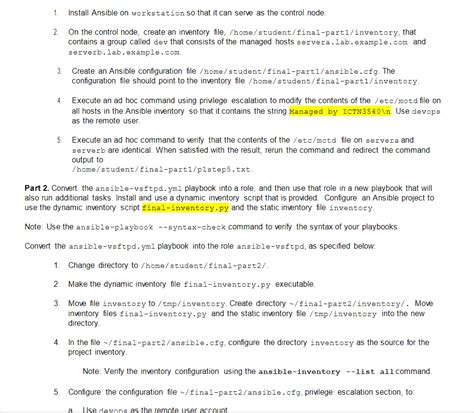 Part 1 Install Ansible On Vm Workstation Which Will