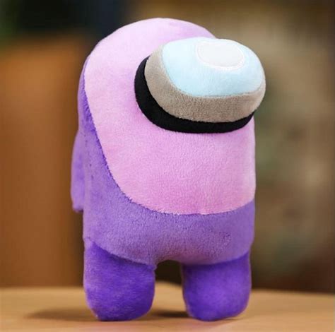 Among Us Knuffel Imposter Among Us Knuffel Plushie 20cm Purper