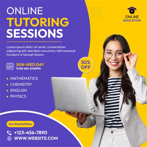 Online Classes Template Postermywall