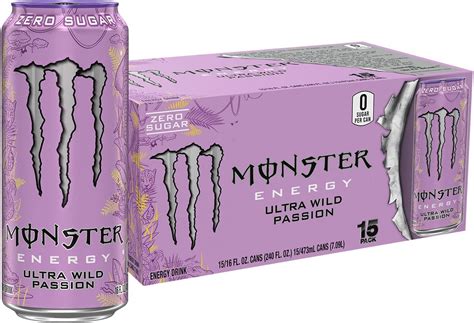 Monster Energy Ultra Wild Passion Sugar Free Energy Drink