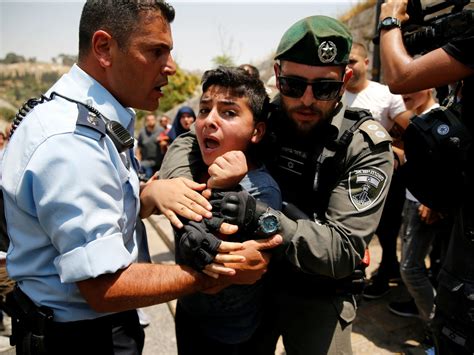 Israeli Forces Assault Palestinian Minor Near Jerusalem