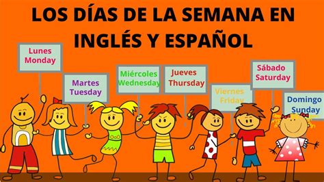 Dias De La Semana En Ingles