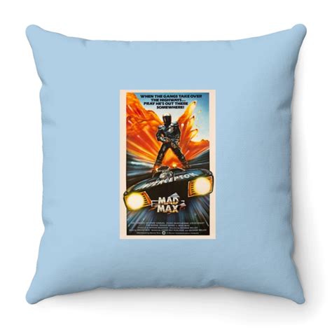Mad Max Vintage Movie Throw Pillows Sold By Camryndcompton Sku