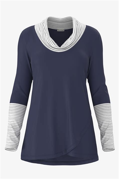 Flycurvy Plus Size Casual Tops For Women