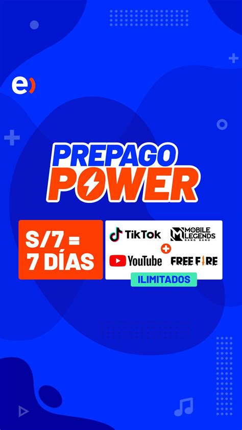 Entel Perú Ser Prepago Power Es Disfrutar Más ⚡💙 Recarga Facebook