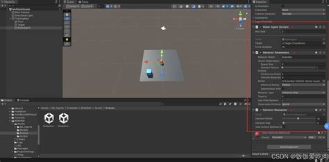 超详细的unity小白的 Ml Agents（release 22）学习记录3：以 Rollerball 为例建立并行运算（多重影分身）unity 力 Unity官方开发者社区