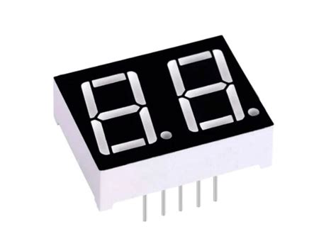 Display 7 Segmentos Anodo Comun 2 Digitos Rojo Ecetronics Mid