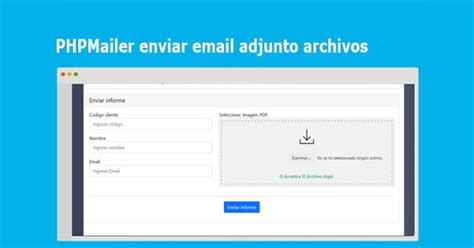 Phpmailer Enviar Email Adjunto Archivos Ejemplo Completo Baulphp