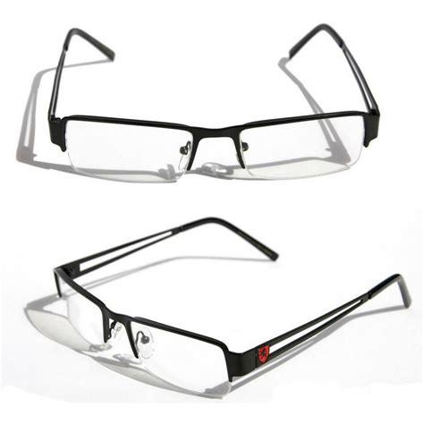 Vwe Rectangular Metal Half Rimless Reading Glasses For Men Walmart