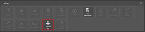 Printing The Calibration Pattern Using The Print Grid Dialog