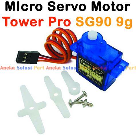 Jual Micro Servo Motor Tower Pro Sg90 Sg 90 9g Motor Tower Pro Solid Gear Arduino Shopee Indonesia