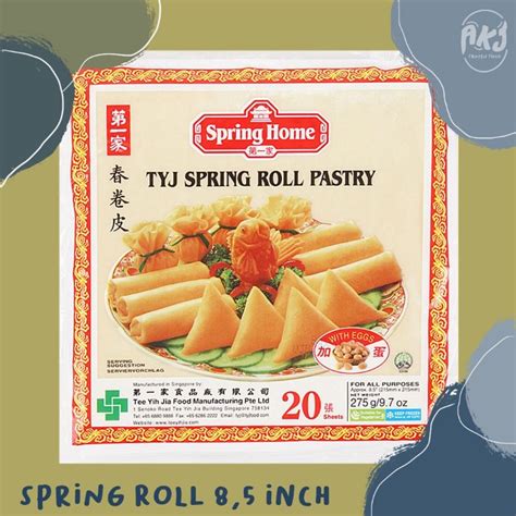 Jual Tyj Spring Roll Besar Isi 20 Kulit Lumpia Shopee Indonesia