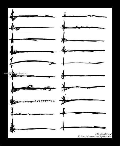Stroke Borders Ps Brushes Free 123freebrushes