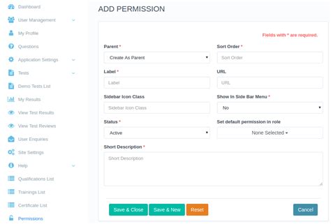 How To Add Permission In The Smartoas System