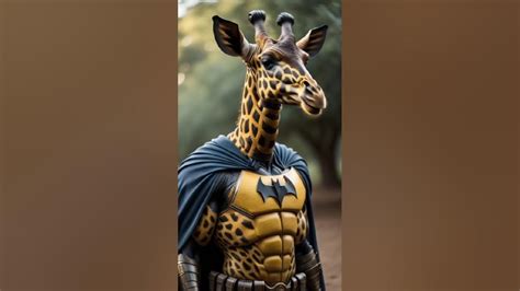 Super Heroes As Giraffe Cartoonsuperheroes Marvel Ai Aiimages