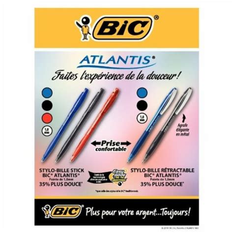 Bic Glide Retractable Ballpoint Pen 10 Mm Point Blue Pack Of 8 8
