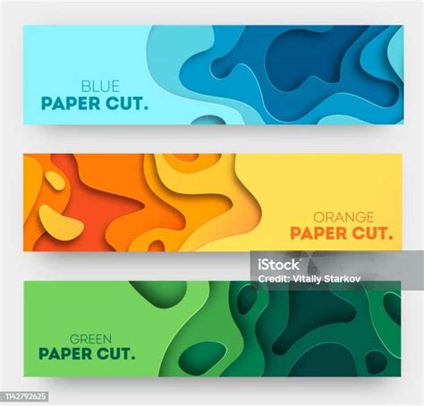 3d 추상적 인 배경 흰색 종이 컷 모양 가로 배너 비즈니스 프리 젠 테이 션 전단지 포스터 및 초대장에 대 한 벡터 디자인