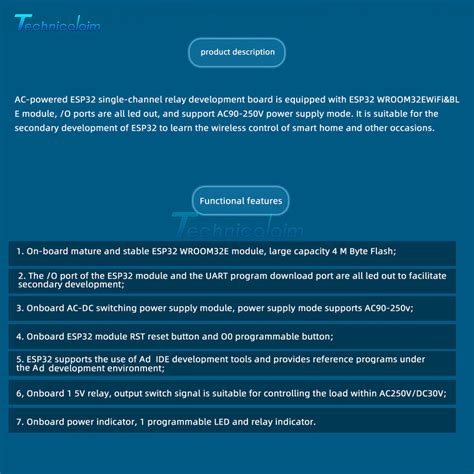 AC V ESP Single Relay Module ESP India Ubuy