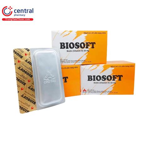 ChÍnh HÃng Thuốc Biosoft 10mg điều Trị Cơ Thể Thiếu Hụt Biotin