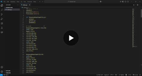 Ganeshchaturthi Python Creativecoding Turtlegraphics Innovation