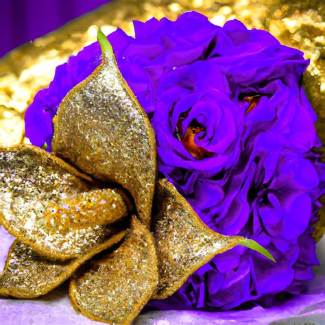 Royal Purple And Gold Wedding Decor