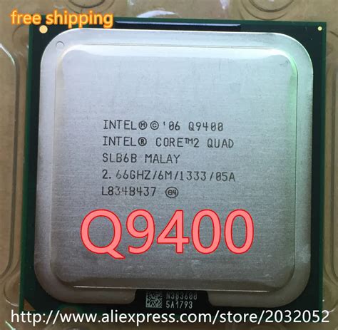 Original Intel Core Quad Q Q CPU Processor Ghz M GHz Socket Desktop
