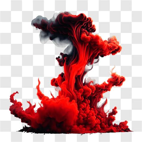 Download Black And Red Smoke Art Installation Pngs Online Creative