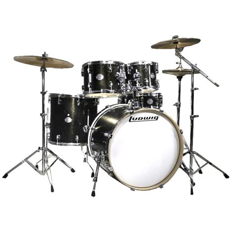 Ludwig Element Drive 5 Piece 22 Batería Black Gold Sparkle Gear4music